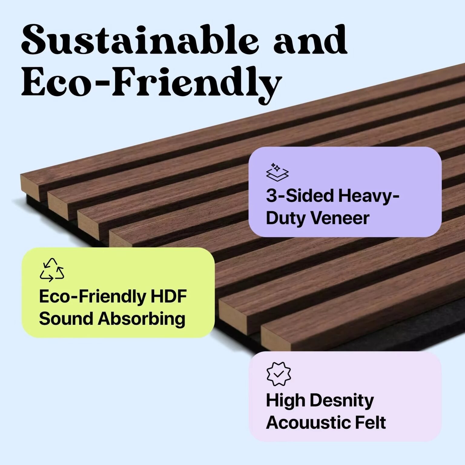 Soundproof Wood Grain Panels: Modern Moisture-Proof Design - Wayon Panel