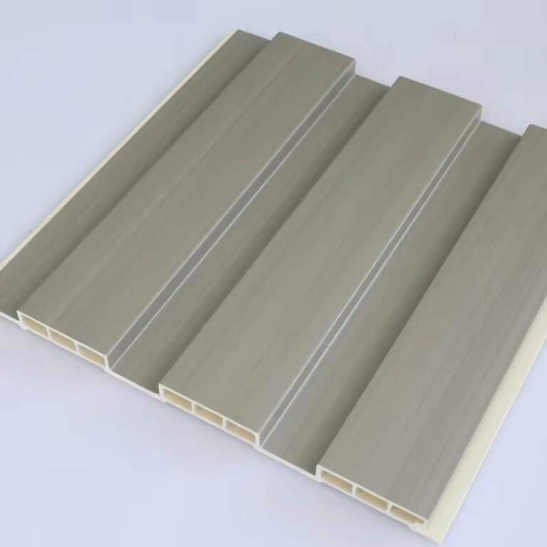 Waterproof WPC wall panels have fireproof groove wood texture and ...