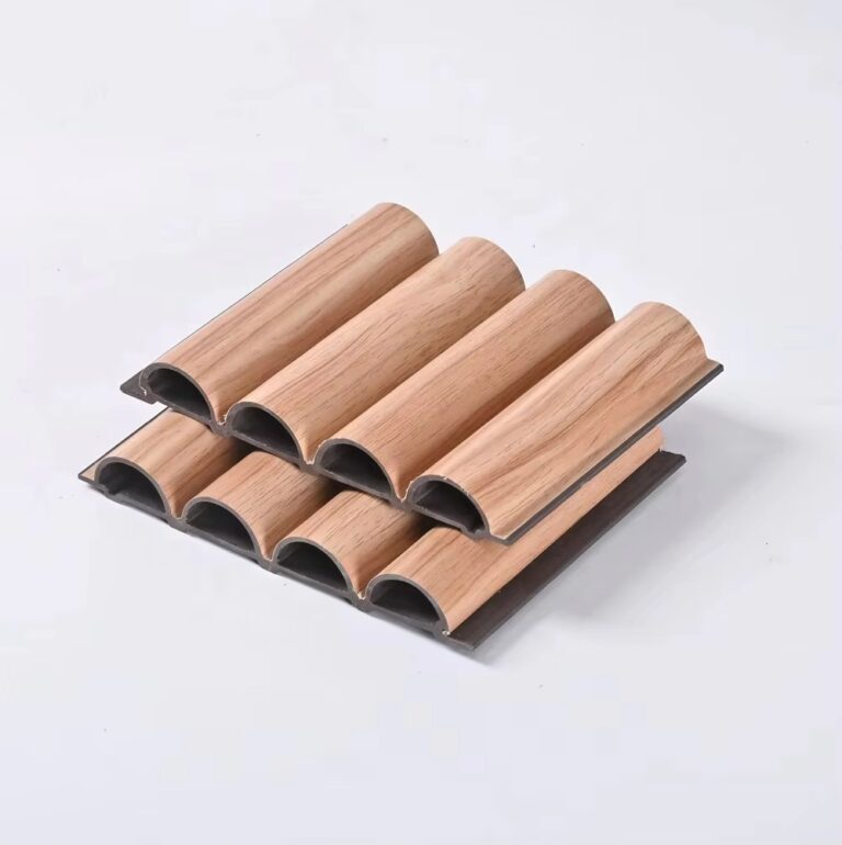 Semi-circular stripe border high quality wood plastic groove arc wall ...